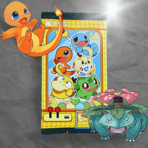 Pokemon Eif Baby Single Pack Card — Pikachu Gengar Charizard Squirtle ...