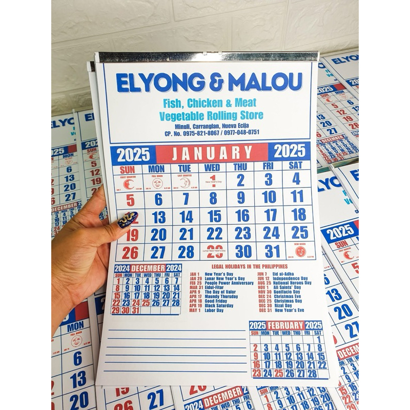 Commercial Calendar for Bulk Orders A4 size | Shopee Malaysia