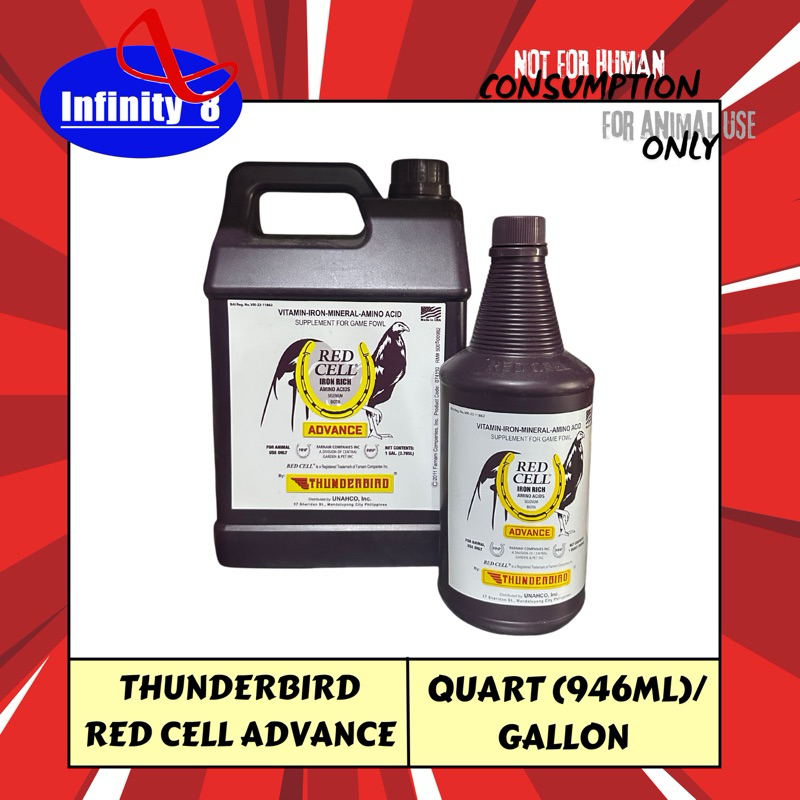 THUNDERBIRD RED CELL ADVANCE (QUART/LITER) | Shopee Malaysia
