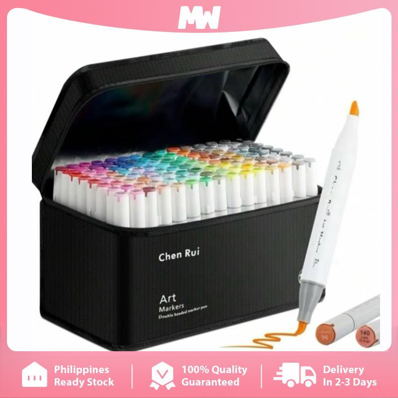 MW&Chenrui Professional Art Marker Set (Brush tip+Broad tip) Ohuhu ...