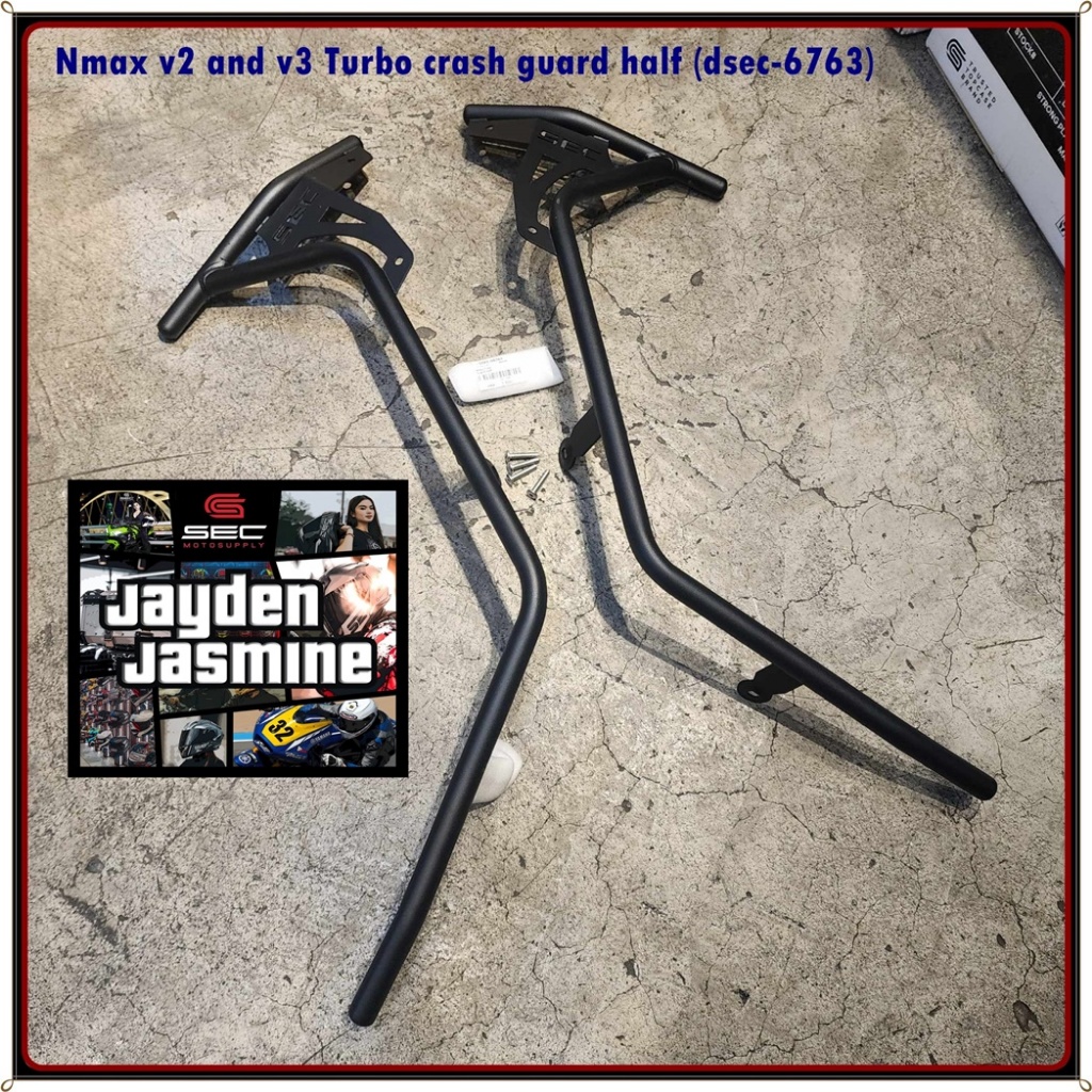 Nmax v2 and v3 Turbo crash guard half (dsec-6763) | Shopee Malaysia