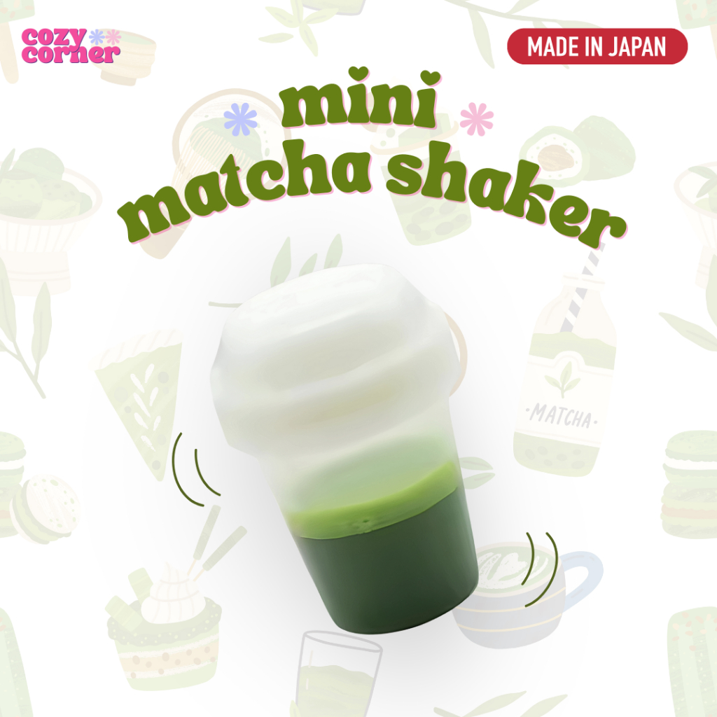 Mini Matcha Shaker Green Tea Cup Bottle Lightweight Portable Food Safe ...