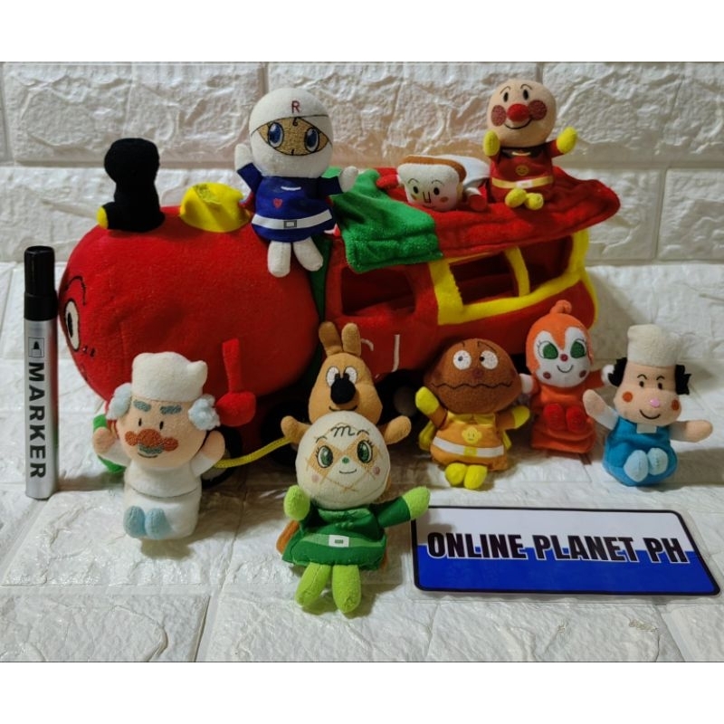 SL Train of Anpanman with 9 Finger Puppets | 13 inches Length | Shopee ...