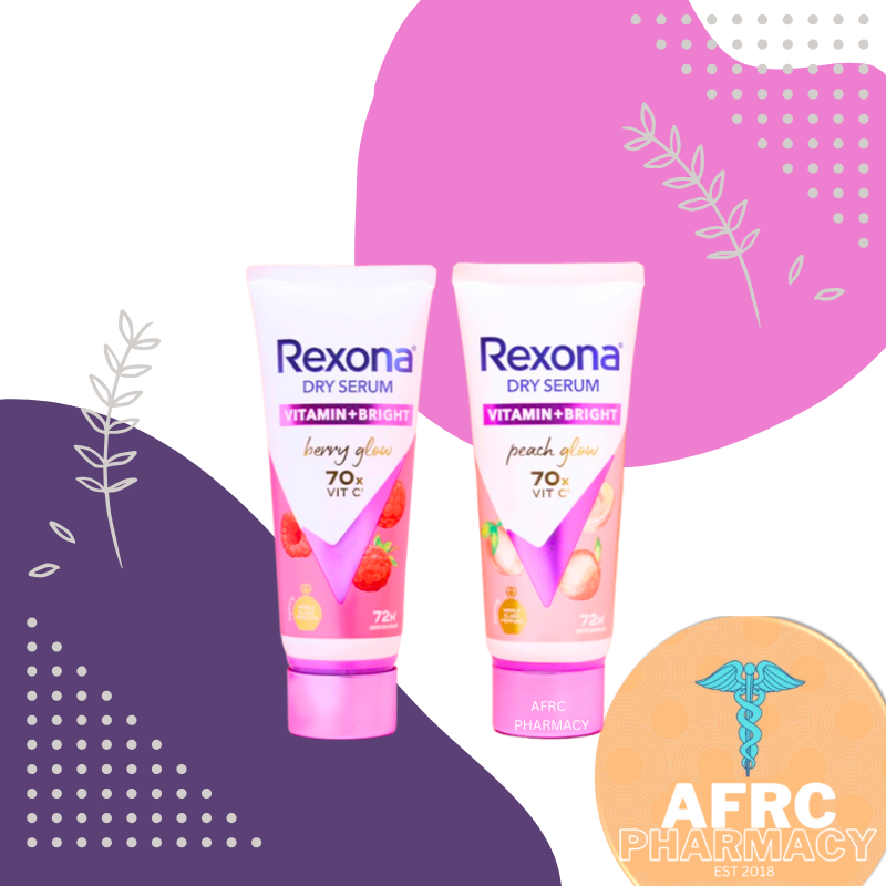 Rexona Vitamin + Bright Dry Serum Deodorant Berry Glow 40ml | Shopee ...