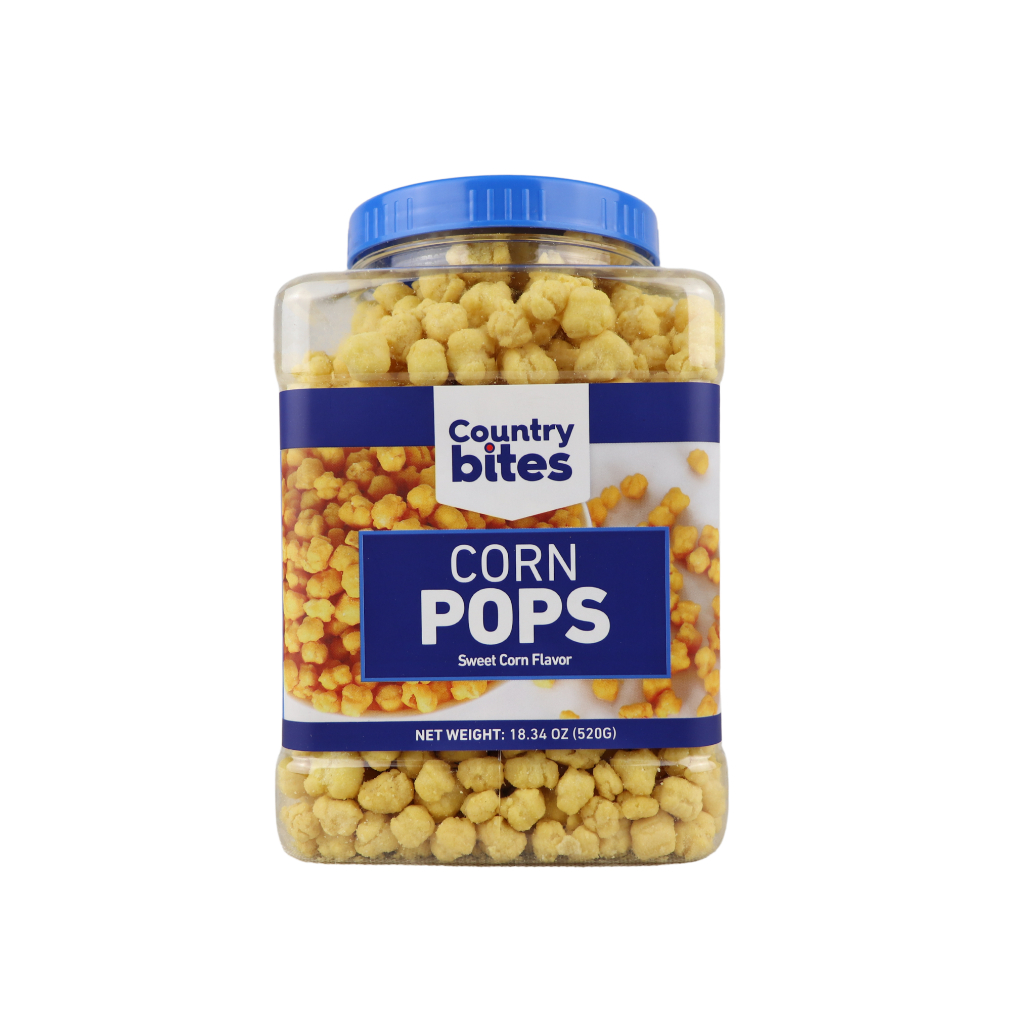 Country Bites Corn Pops Sweet Corn Flavor 520G | Shopee Malaysia