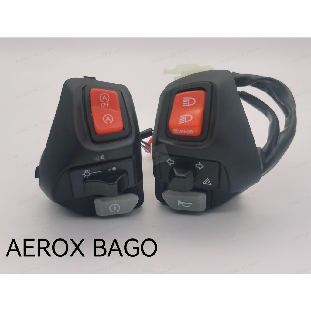 AEROX V1 HANDLE SWITCH with HAZARD LIGHT for AEROX / MIO I 125 / MIO ...