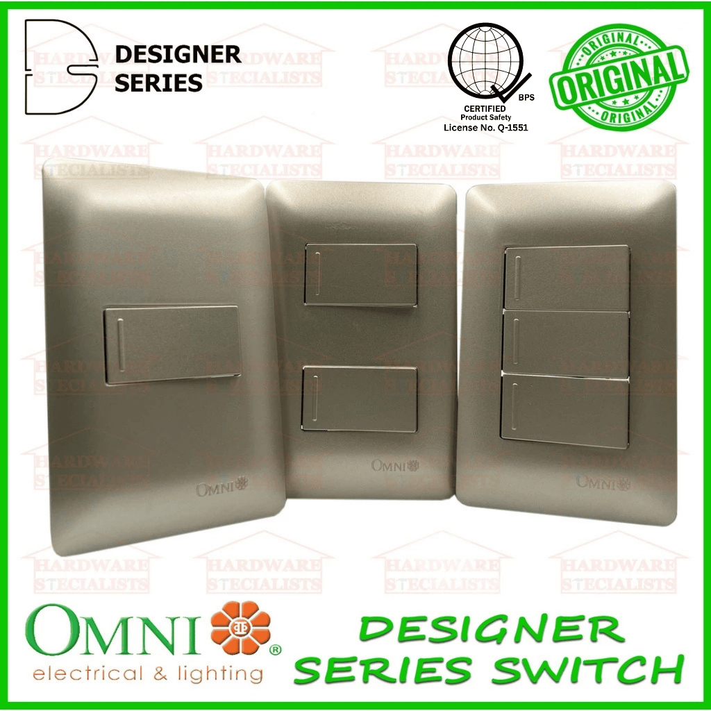 Omni Universal SWITCH Designer Series GOLD Authentic | Shopee Malaysia