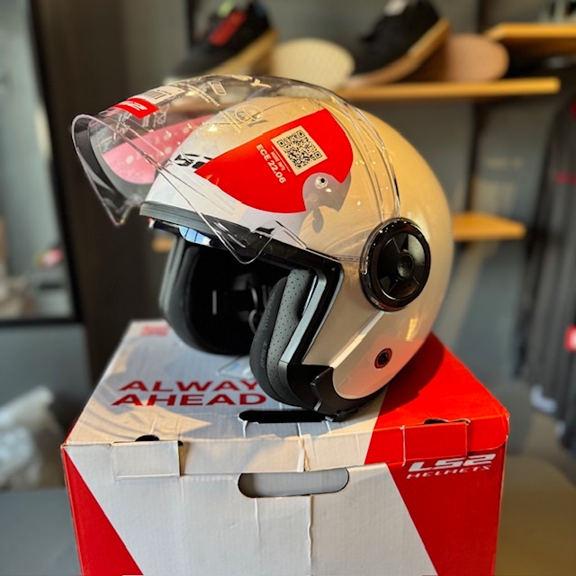 LS2 OF620 CLASSY MOTORCYCLE OPEN FACE HELMET | Shopee Malaysia