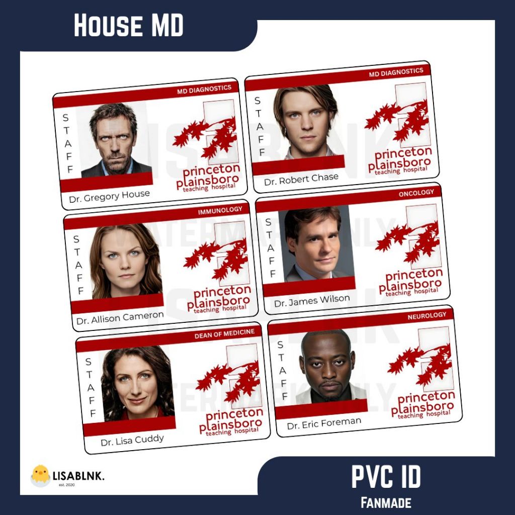 [PVC Card] House MD TV Series ID Card | Shopee Malaysia