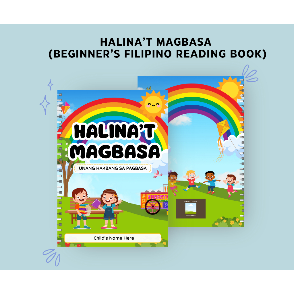 Halina’t Magbasa – Filipino Reading Book for Kids | A5 Workbook for ...