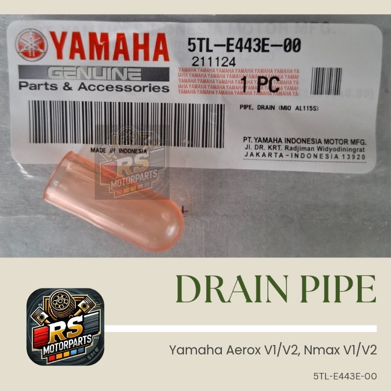 Drain Pipe Yamaha Aerox V1&V2, Nmax V1&V2, 5TL-E443E-00 | Shopee Malaysia