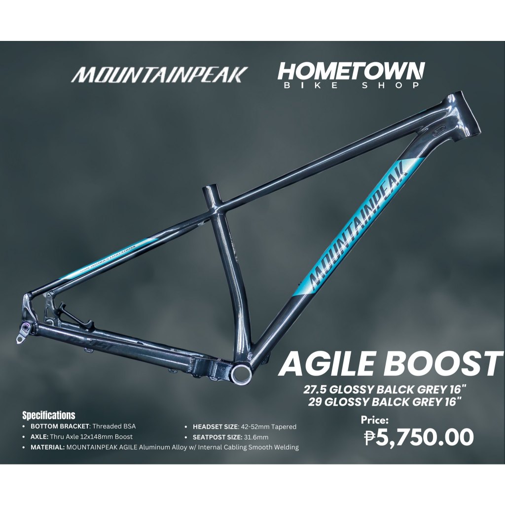 Mountainpeak Agile Boost MTB Frame | Shopee Malaysia