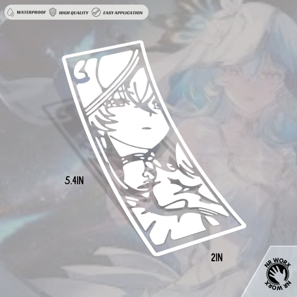 Shorekeeper Wuthering Waves Gaming Anime Vinyl Decal NR Worx | Shopee ...