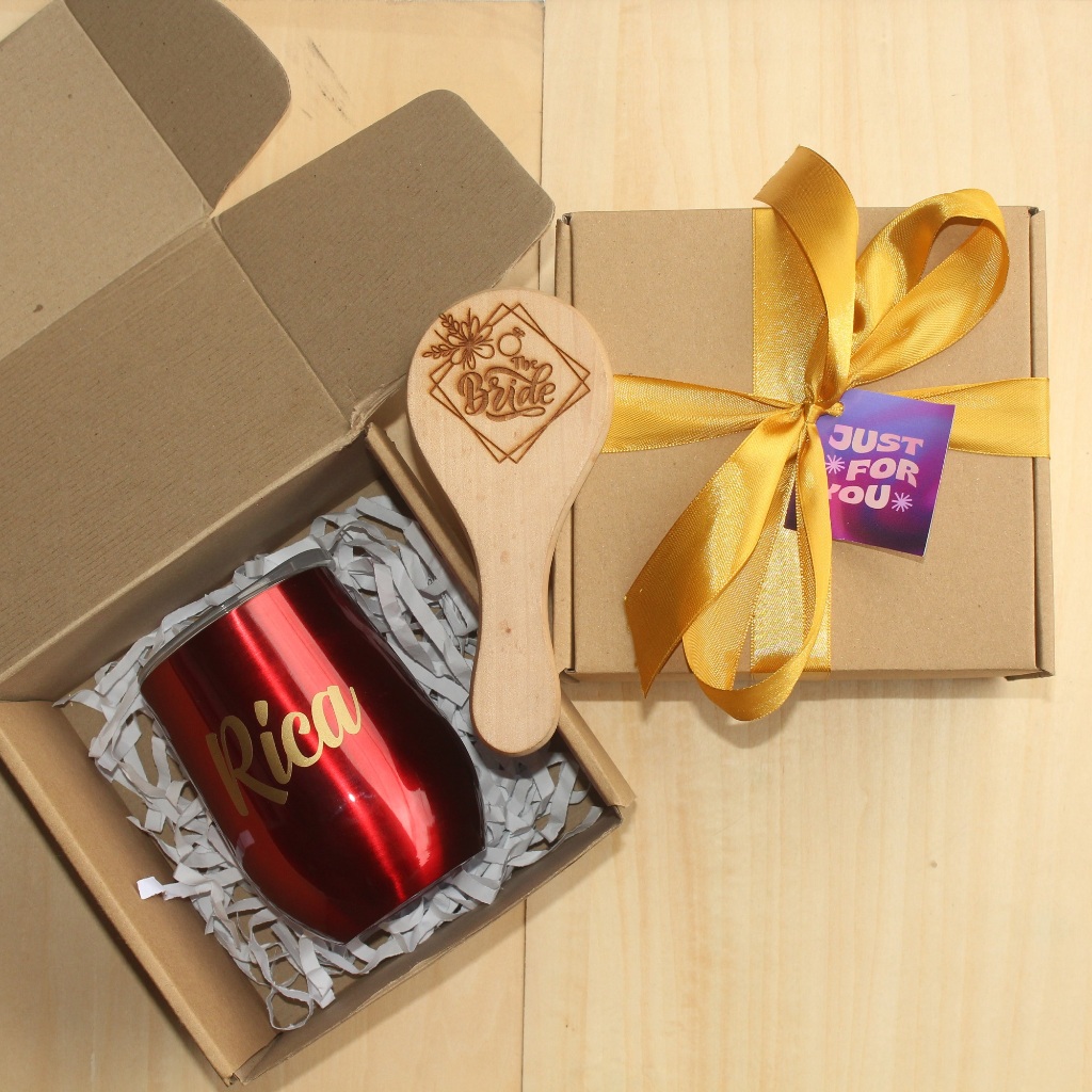 Free Label Personalized Egg Mug with Wooden Handheld Mirror | Gift Set ...