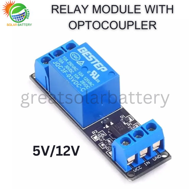 Relay Module Optocoupler 5v/12v 1 Channel Low Level Trigger Isolation ...