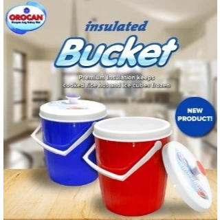 RICE BUCKET 10 Liters [ 9310] OROCAN RICE INSULATED BUCKET (RANDOM ...