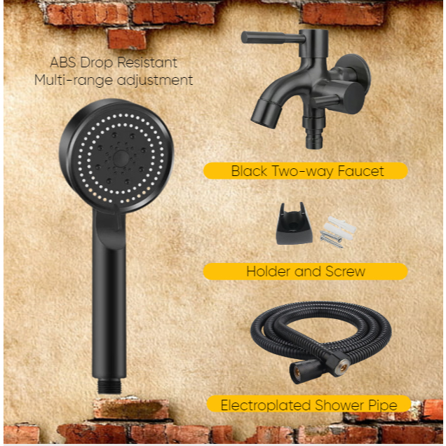 Shower + Bidet + Two-Way Faucet Black Complete Set Check Yours Now ...