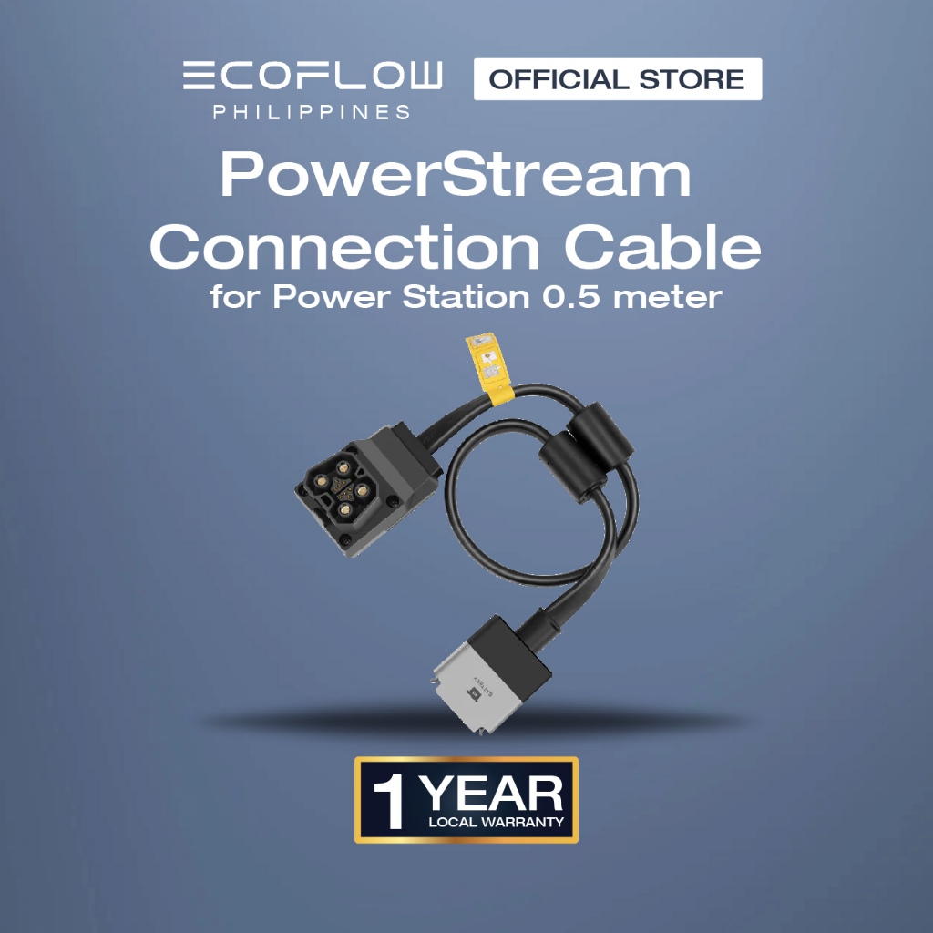 EcoFlow Powerstream Connection Cable for Power Station 0.5 Meter (DELTA ...