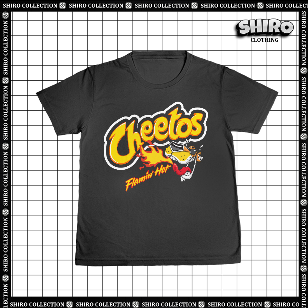 Trendy Tops Cheetos Design Tshirt Cotton Roundneck | Shopee Malaysia