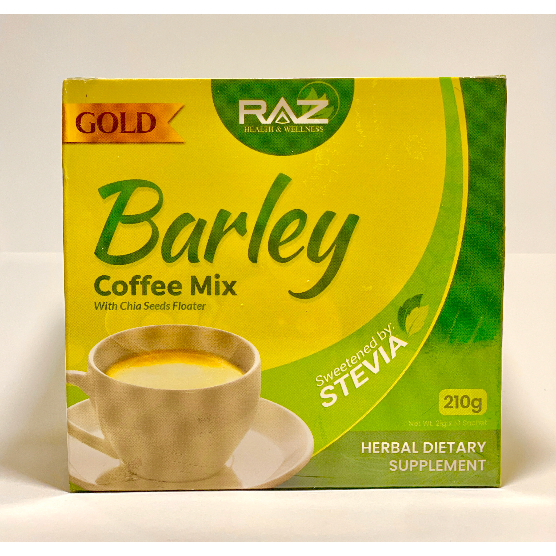 Barley Coffee Mix with Chia Seeds Floater 210g x 10 sachets | Shopee ...