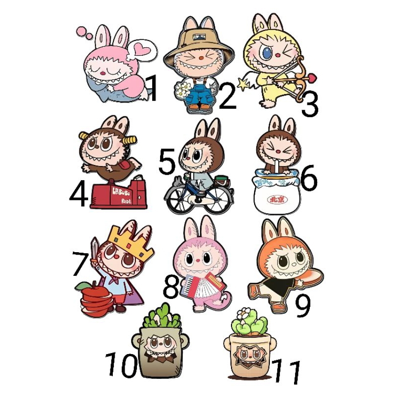 Labubu Stickers Waterproof High Quality | Shopee Malaysia