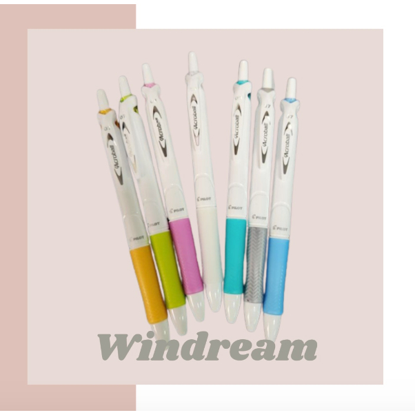 Pilot Acroball White Barrel Ballpen by 10PCS/BOX | Shopee Malaysia