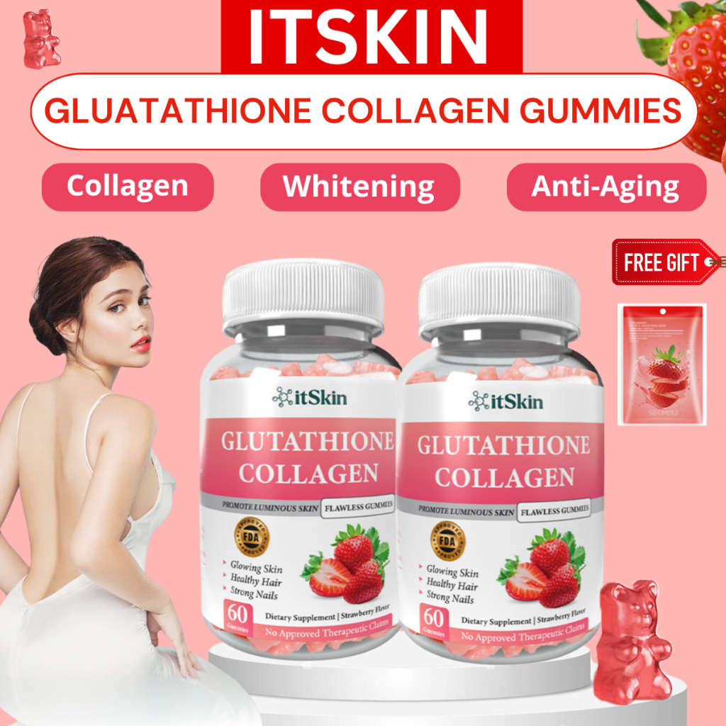 ItSkin Glutathione Collagen Gummies Anti-Aging Extra Collagen Vitamin ...