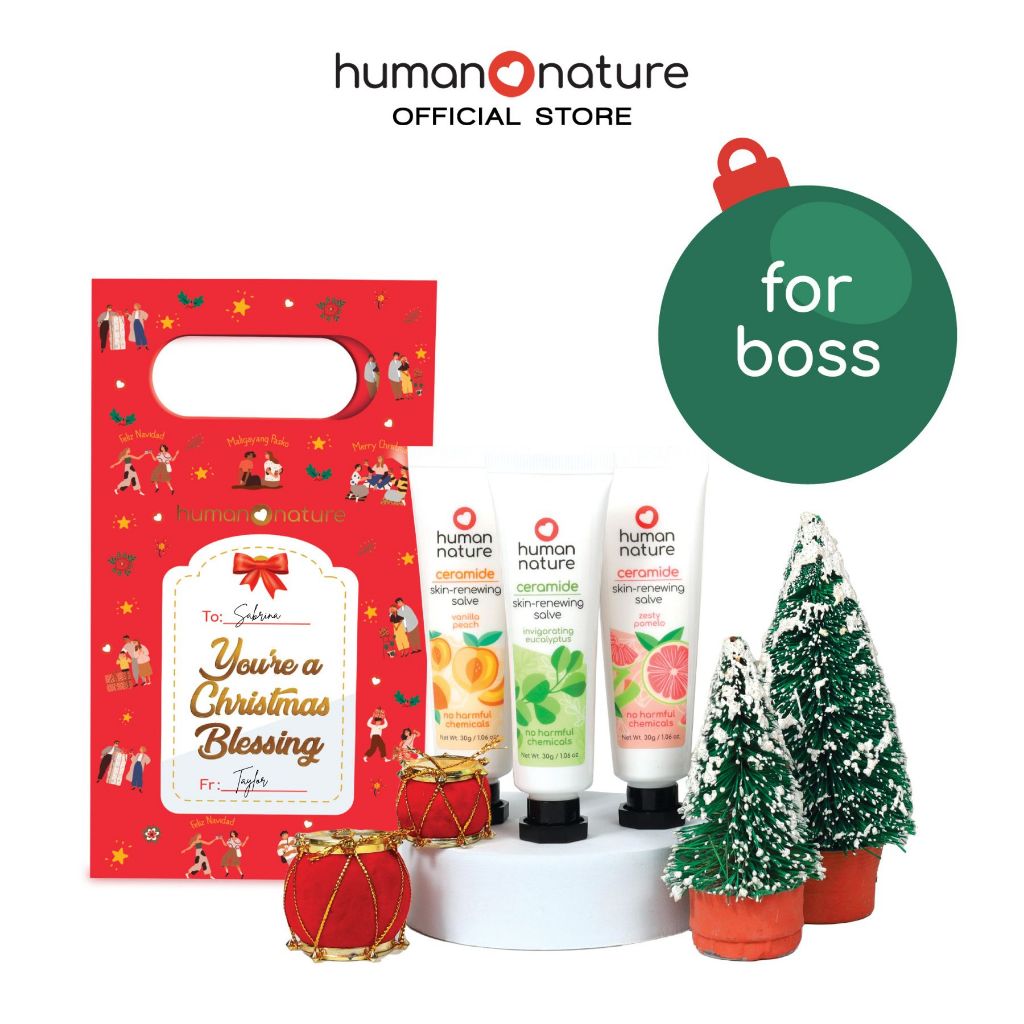 Human Nature Skin Salvation Trio Christmas Gift Set (3pcs Hand & Foot ...