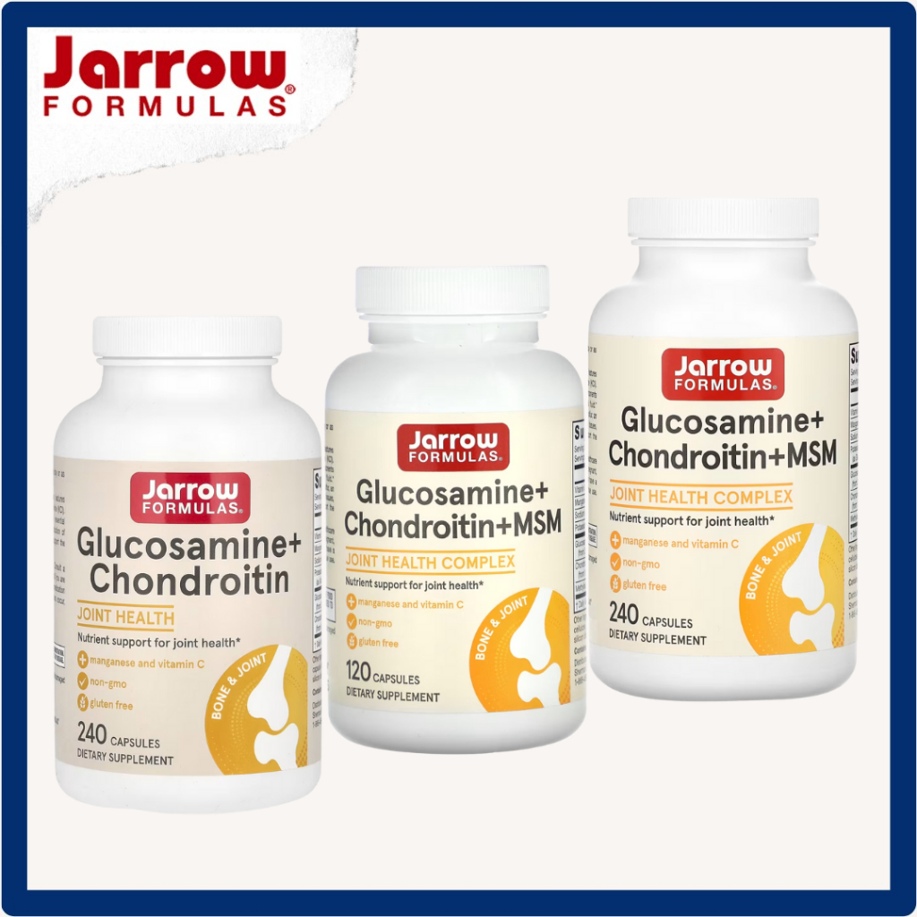 Jarrow Formulas, Glucosamine + Chondroitin + MSM | Shopee Malaysia