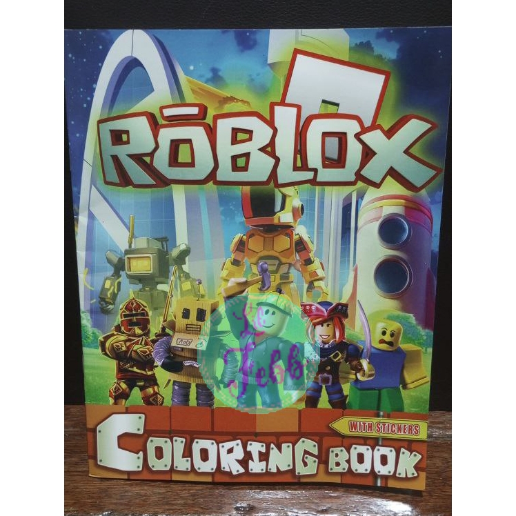 Coloring Book w/ stickers ( Roblox ) | Shopee Malaysia