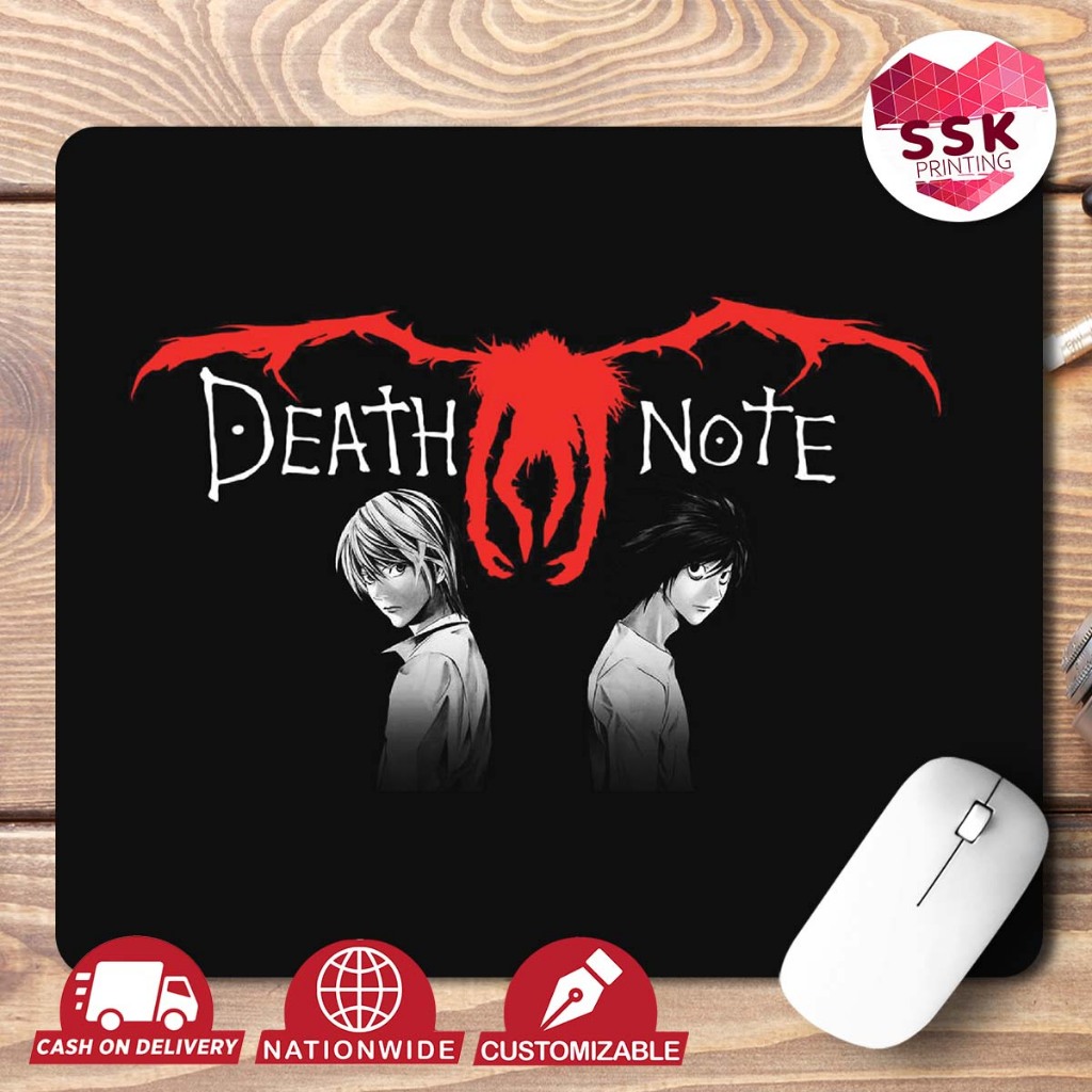 Anime Death Note Designs Mousepads | 5 MM | Shopee Malaysia