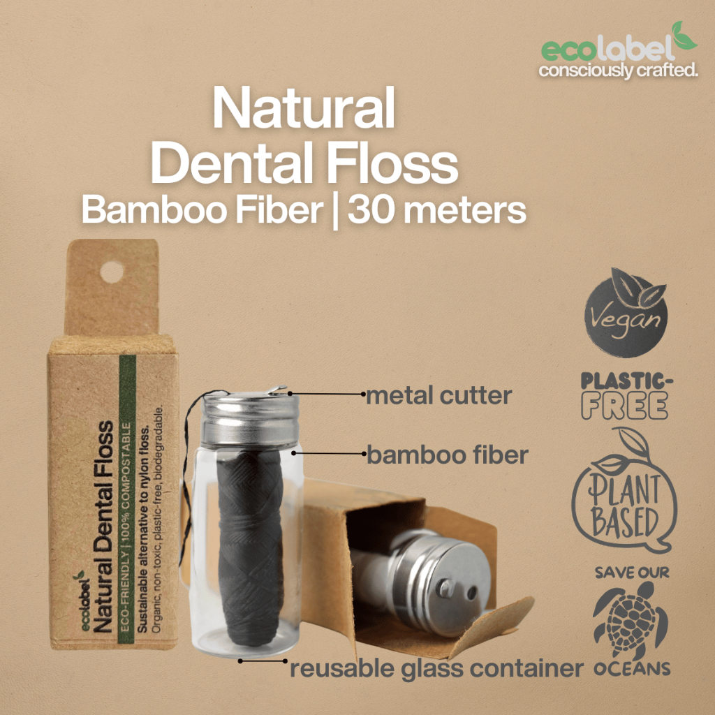 Eco-friendly Biodegradable Dental Floss teeth oral care 100% ...