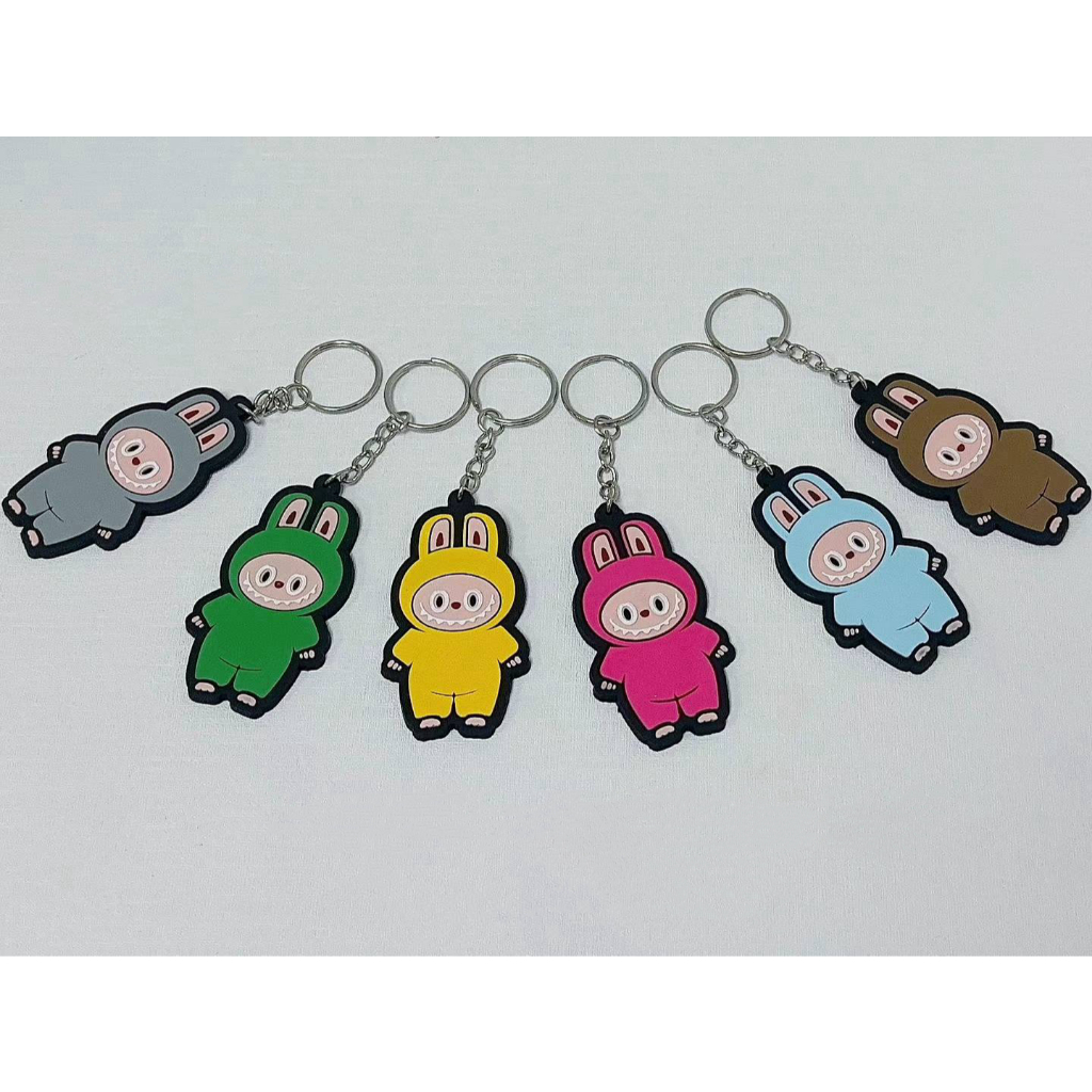 KIM 6pcs CUTE LABUBU KEYCHAIN || THE MONSTERS LABUBU || POPMART LABUBU ...