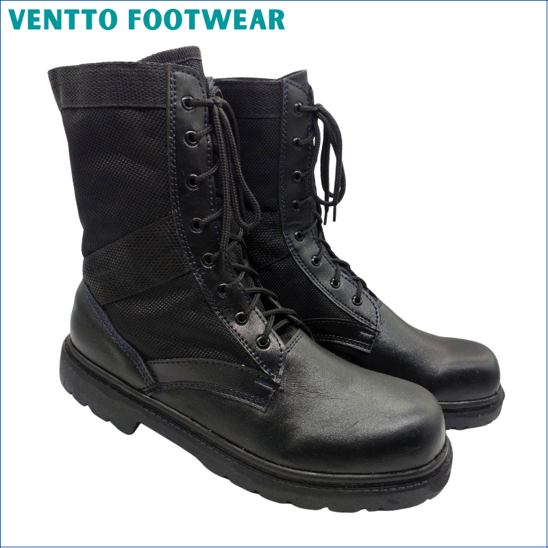 Ventto Footwear Marikina Made Synthetic Leather High Cut Combat Shoes ...