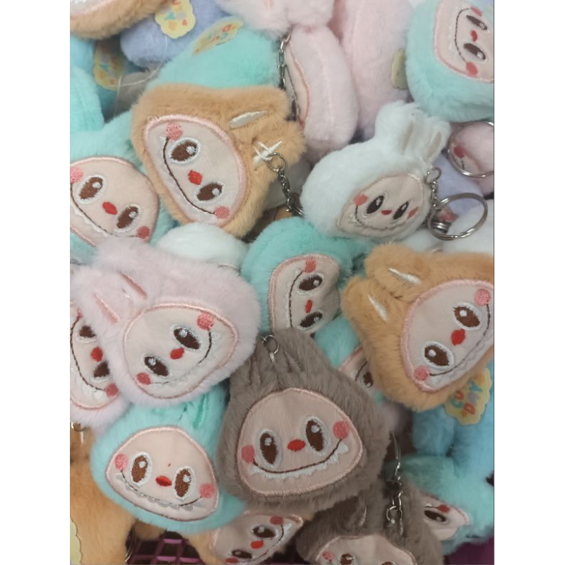 ADORABLE LABUBU PLUSH PENDANT KEYCHAIN 3inch | Shopee Malaysia