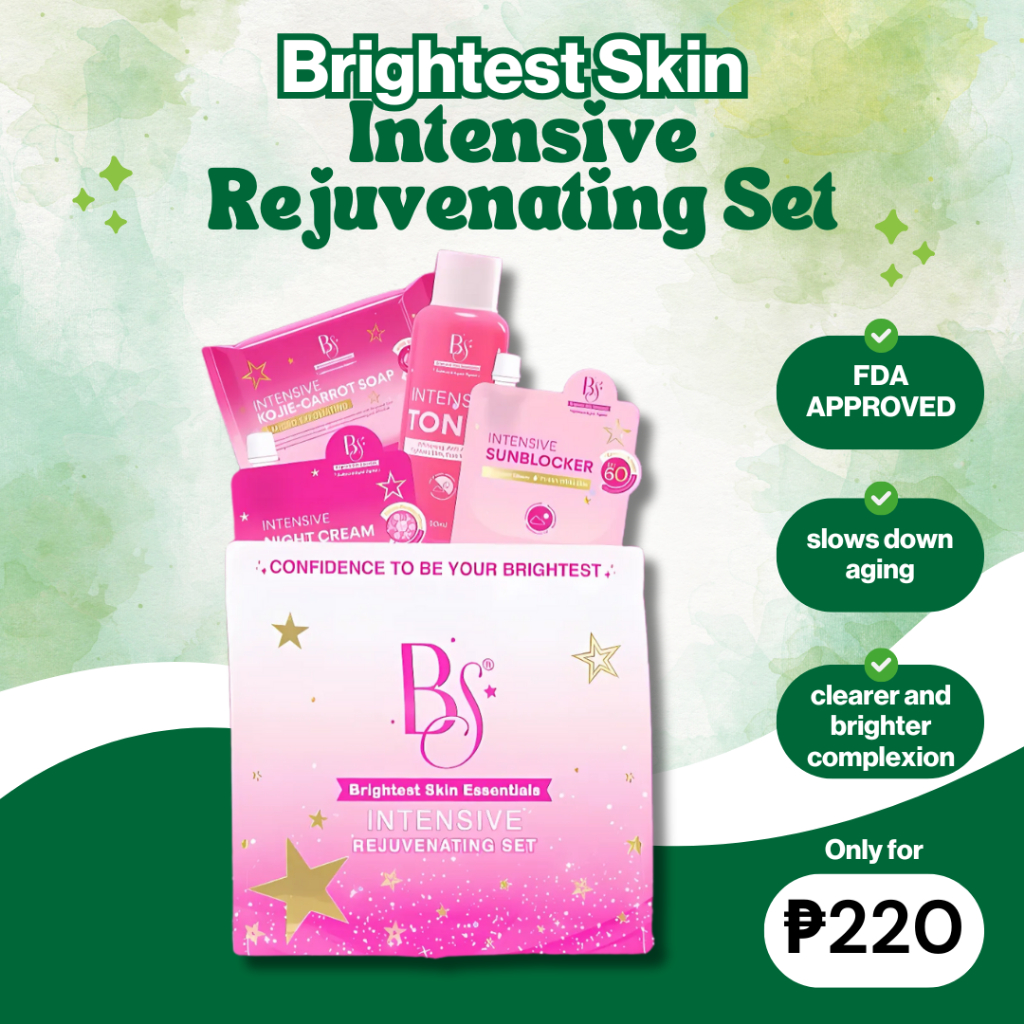 Brightest Skin Essential Intensive Rejuvenating Set 4 in 1 Facial Skin ...