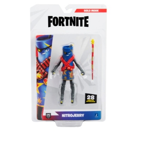 Fortnite Nitrojerry Solo Mode - 4 inch Articulated Figure with ...