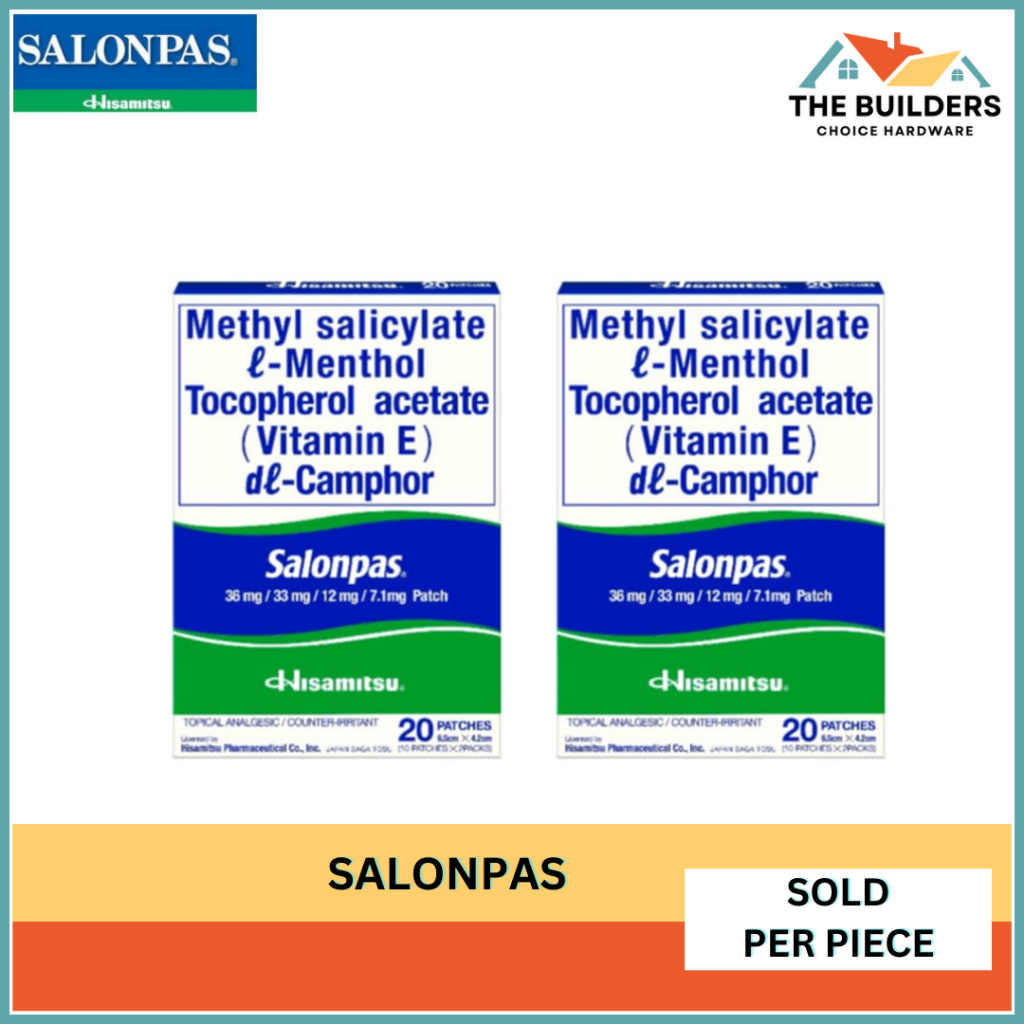 SALONPAS MEDICATED PATCH HISAMITSU SALONPAS (10PATCHES) | Shopee Malaysia