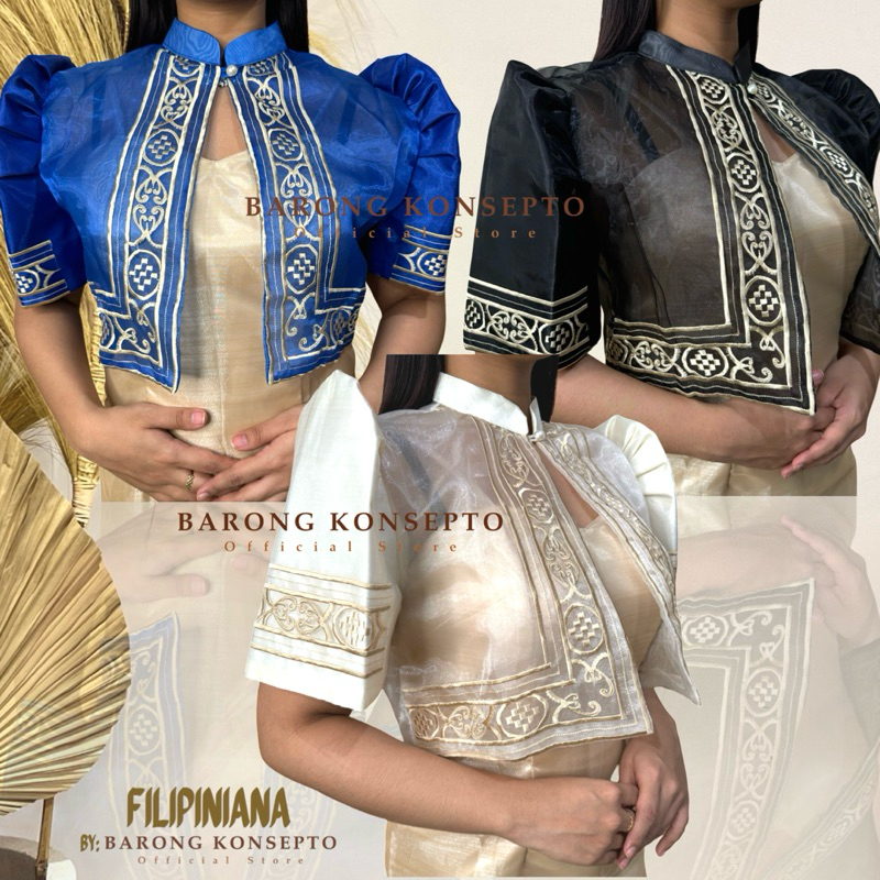 Filipiniana MC BOLERO BORDER - Modern Filipiniana Design | Shopee Malaysia