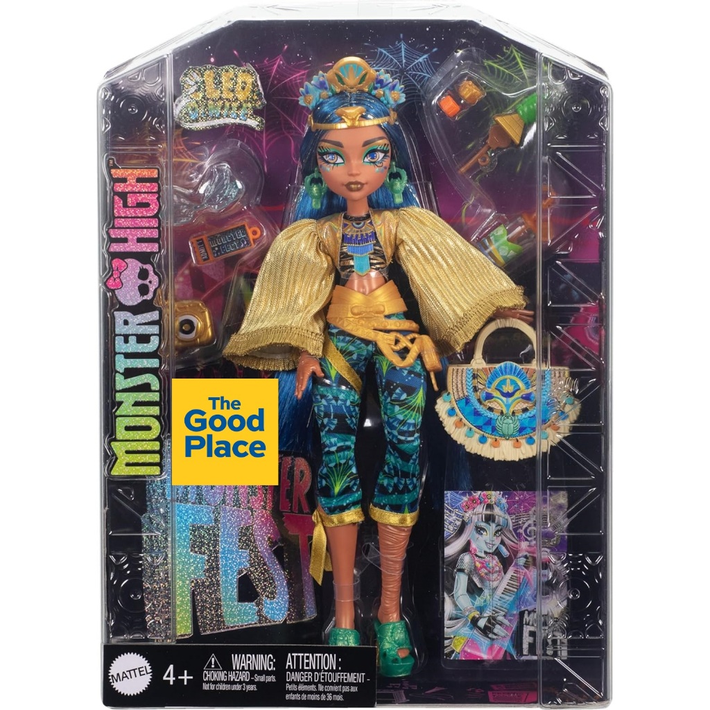 MATTEL Monster High Monster Fest Cleo De Nile Doll with Glam Outfit ...