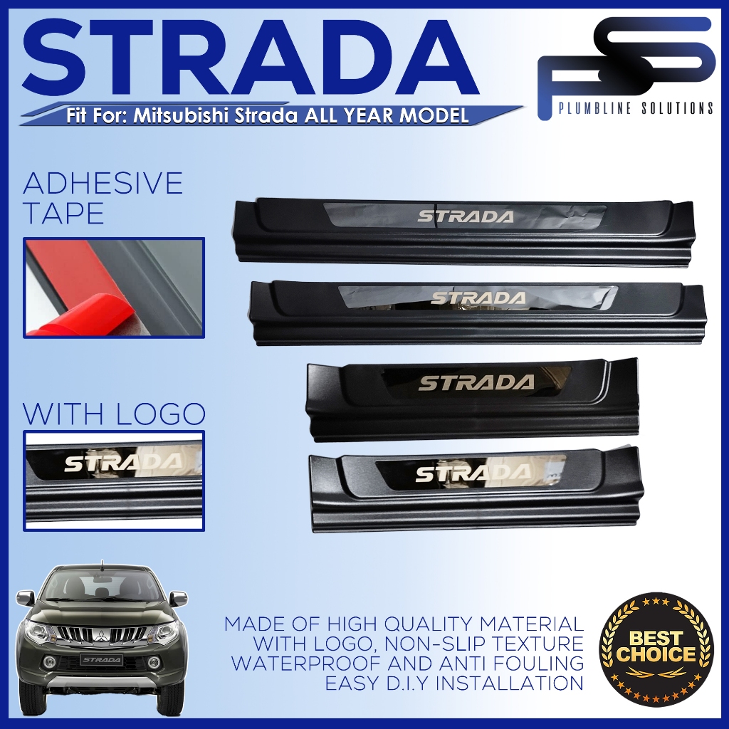 Side Step Sill for Mitsubishi Strada All Year Model / Triton Onwards ON ...