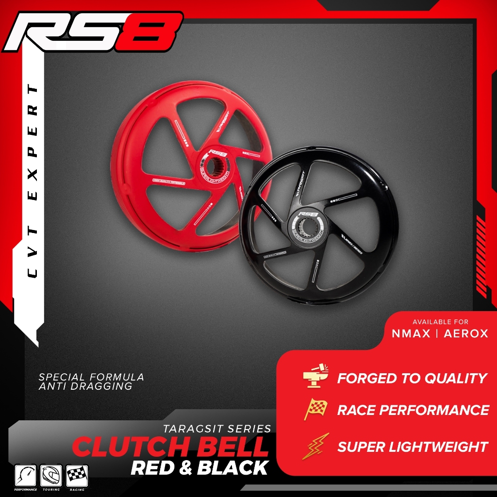 RS8 CLUTCH BELL STEEL SERIES NMAX/AEROX | Shopee Malaysia