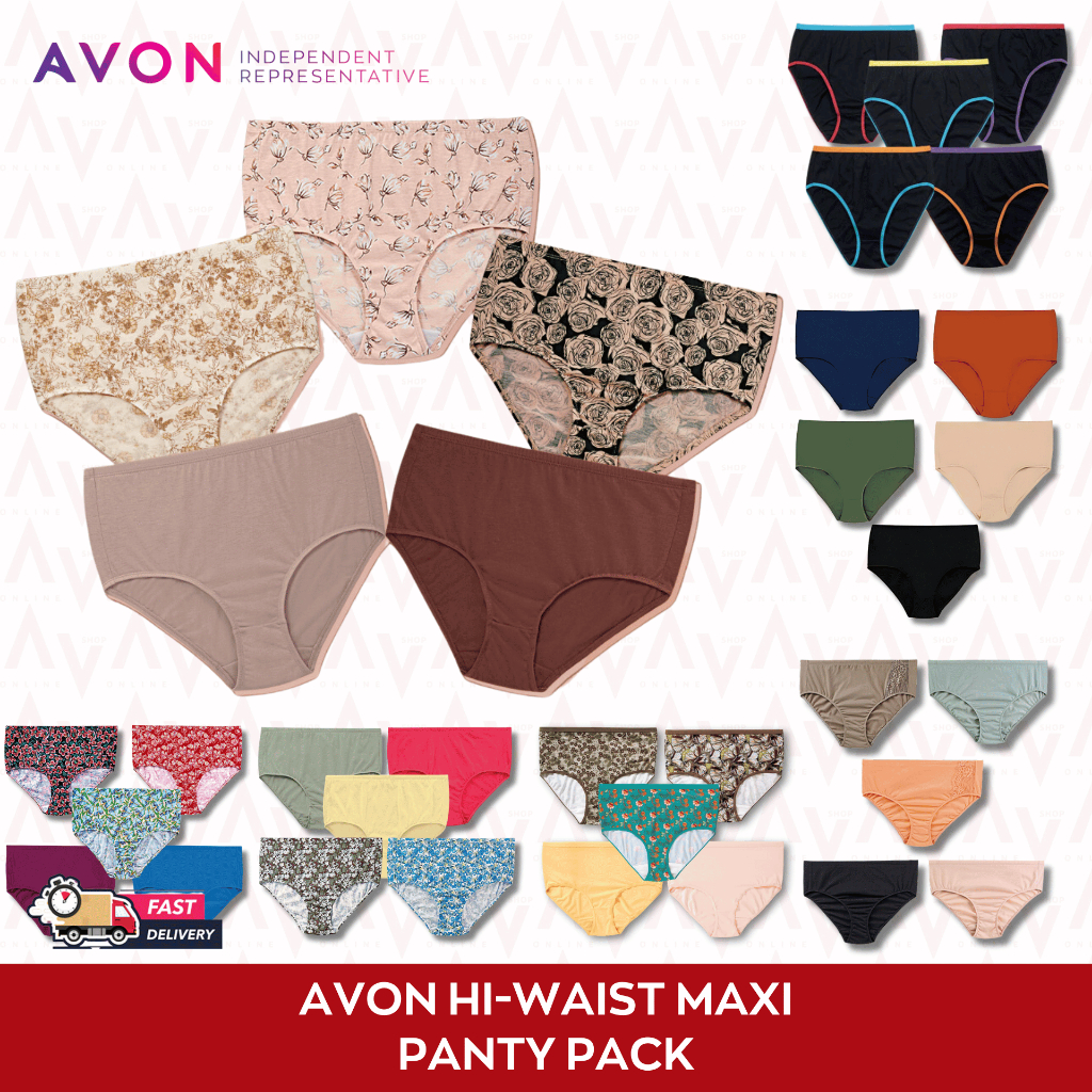 AVON PLUS | Cathy Maxi Full Hi-Waist Panty Pack |Connie,Isla, Elaine ...