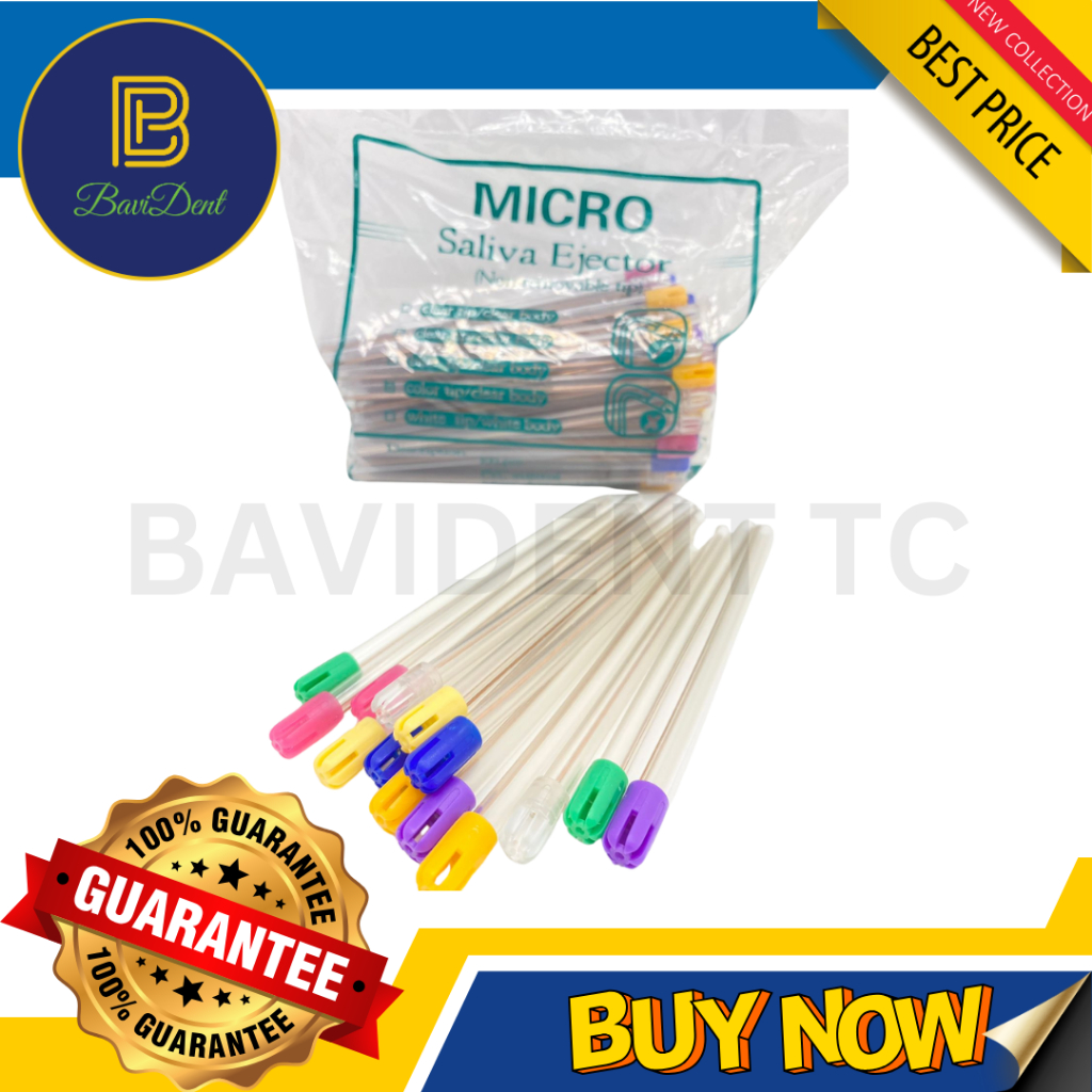 Micro - Saliva Ejector 100 pcs per pack | Shopee Malaysia