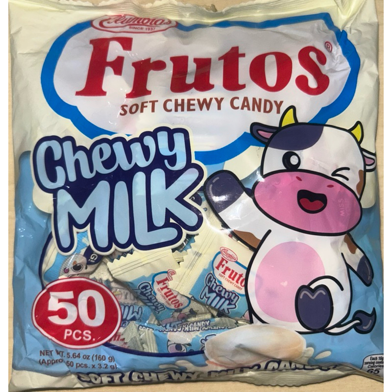 Frutos Soft Chewy Candy, Chewy Milk, 50 pcs | Shopee Malaysia