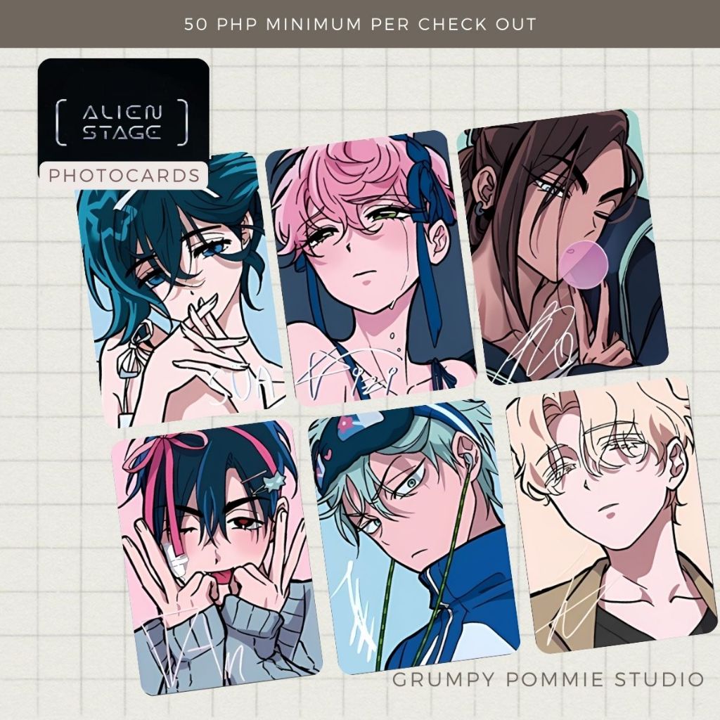 [650 gsm] Alien Stage Holo Photocard Set [UNOFFICIAL / FANMADE ...