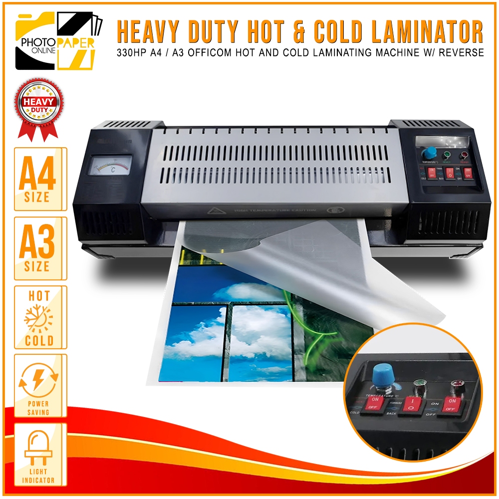 Officom 330HP A3 Size Laminating Machine Hot and Cold | Reverse Heavy ...