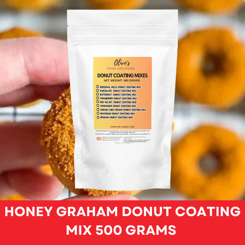 Honey Graham Donut Powder Coating Mix (500g) | Shopee Malaysia