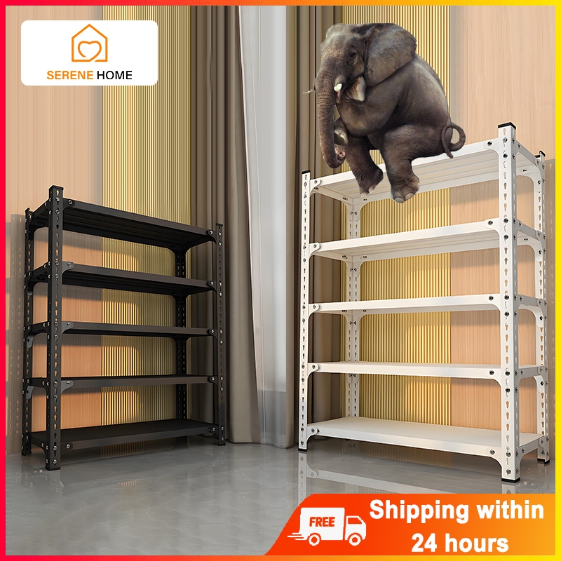 Metal Rack Steel Storage Shelves 3/4/5/6 Tiers Adjustable Stainless ...