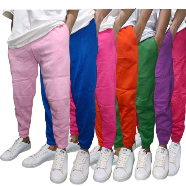 New Arrival Cotton Fabric Pastel Color Pocket Jogger Pants For Men JF02 ...